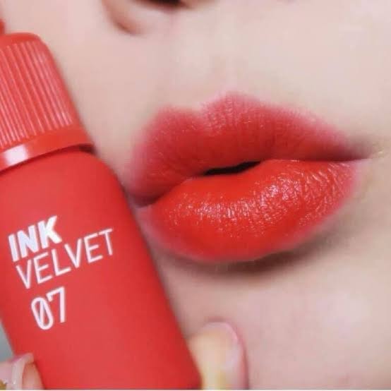 peripera ink the velvet 07 Girlish red – Korean Cosmetics Mall